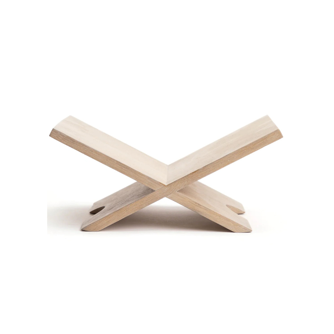 Oak Book Stand – Natural Timber Display for Books & Cookbooks ...